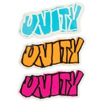 UNITY - "LETTERS" STICKER (VARIOUS COLOURS) – Public Skateshop